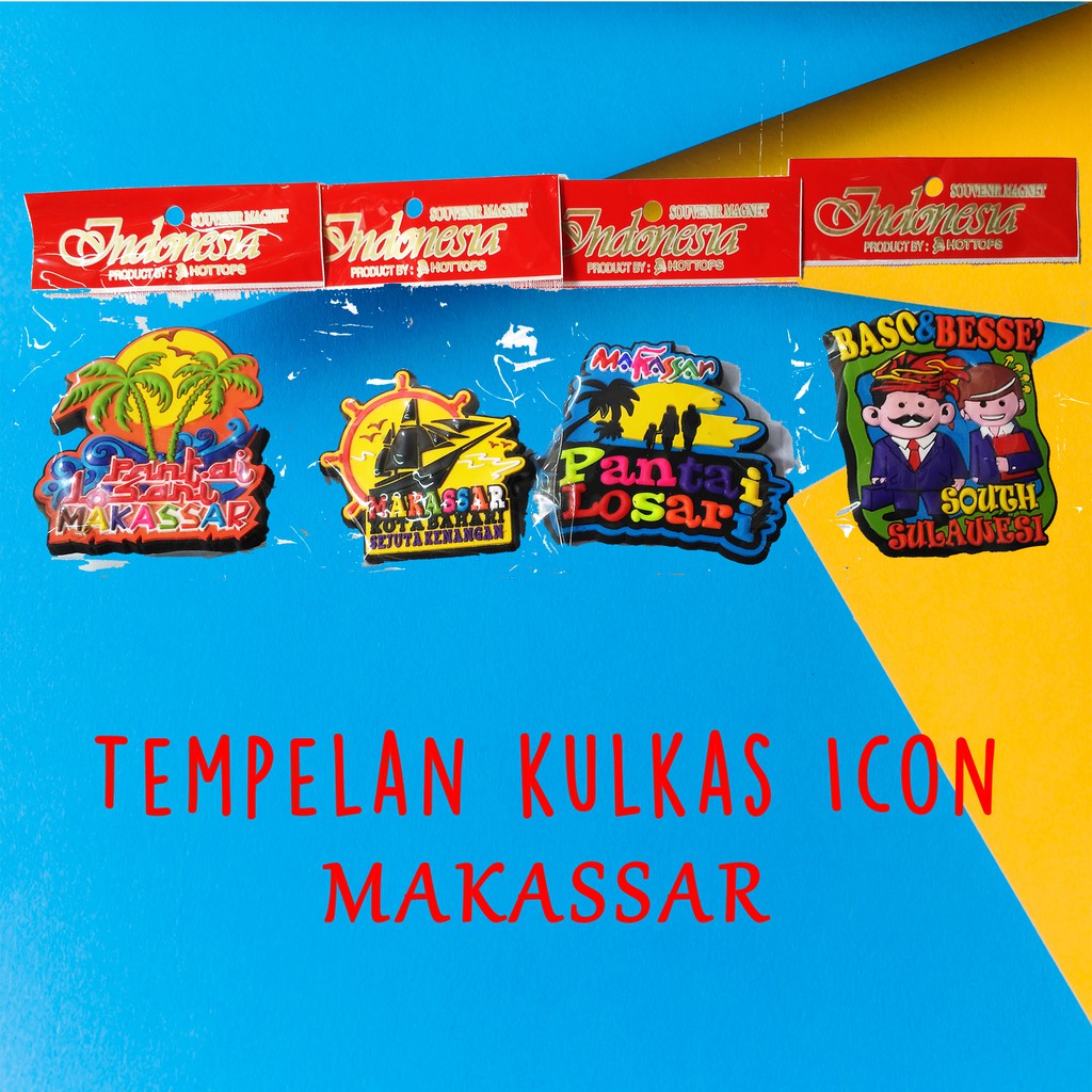 Jual Tempelan Kulkas Magnet Icon Khas Makassar | Shopee Indonesia