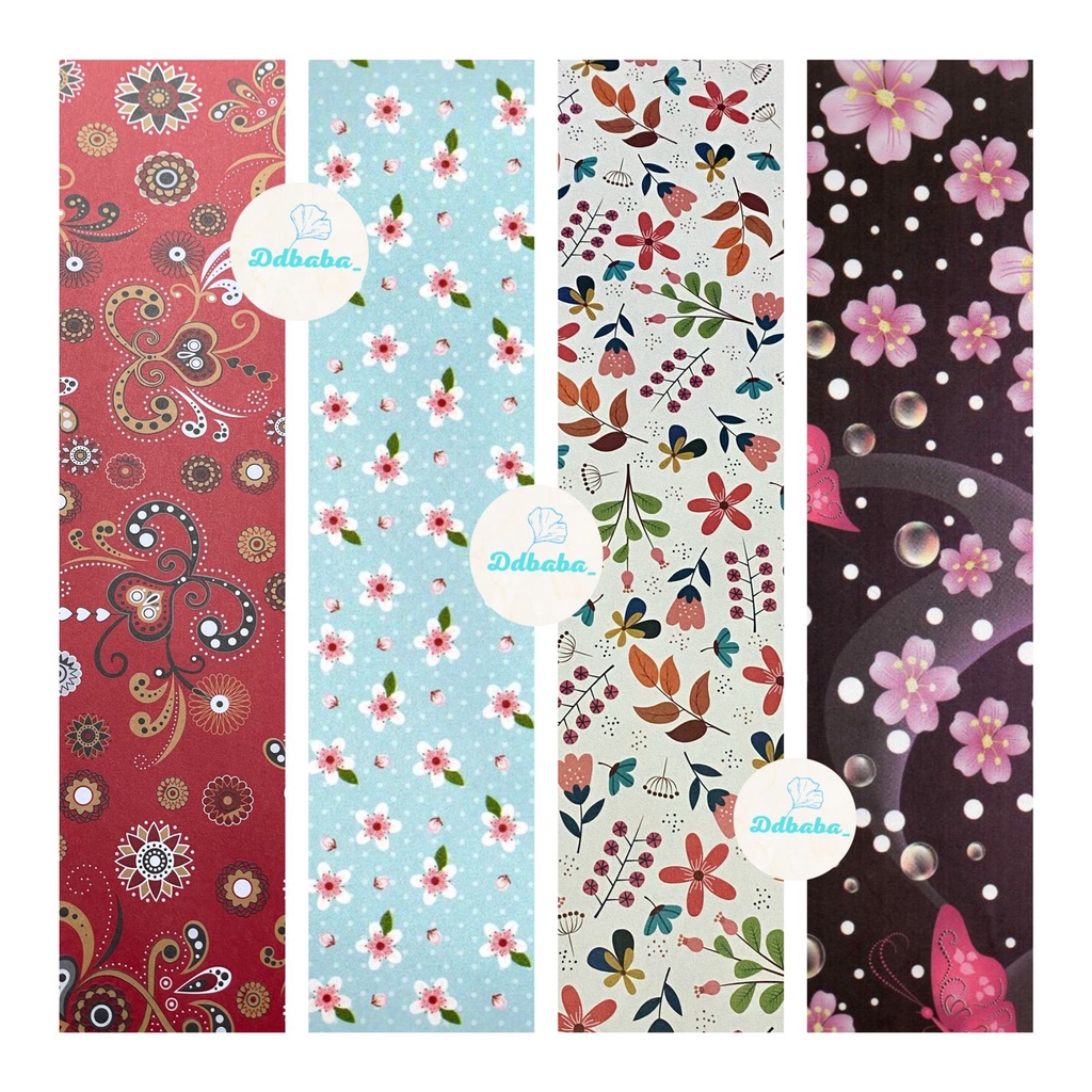 Jual KERTAS KADO SANSAN WAWA/SANWA DOFF MOTIF BUNGA MOTIF BATIK MOTIF ...