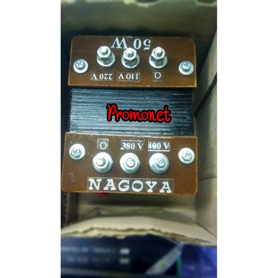 Jual Travo Trafo STEP UP/ DOWN 400V/380V TO 220V/200V 50Watt 1phase ...