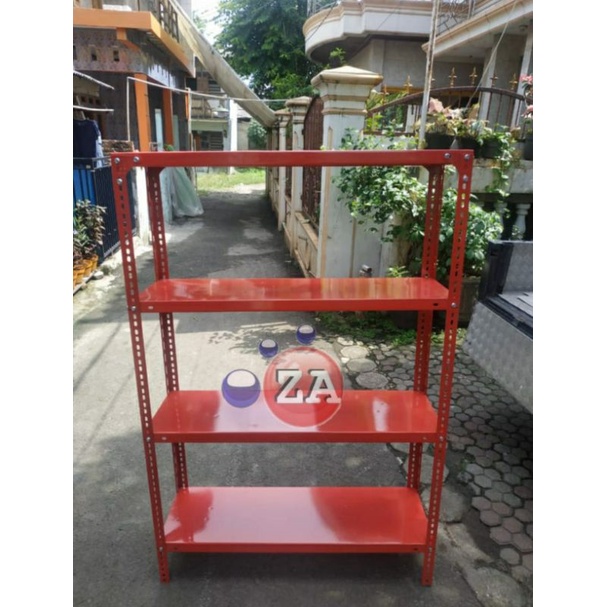 Jual Rak Besi Siku Rak Buku Rak Serbaguna 4 Ambalan 100x40x150cm ...