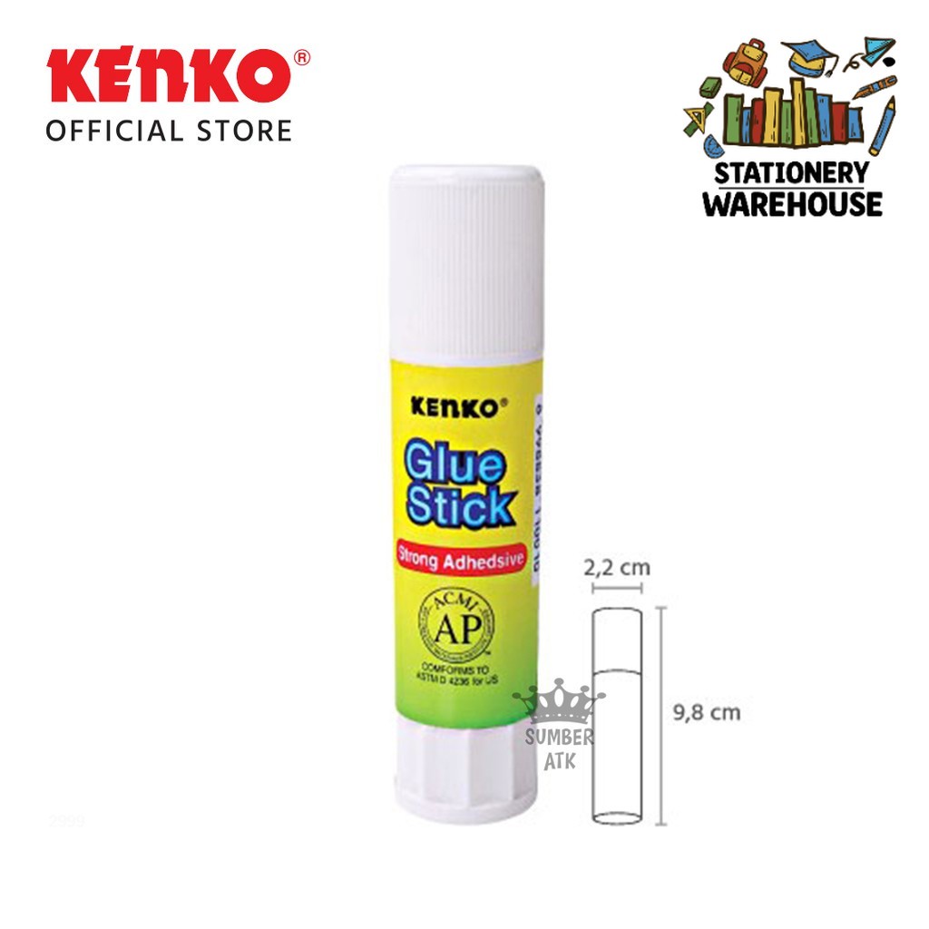 Jual LEM Kertas GLUE STICK KENKO 15 Gram ( Sedang ) GLUE STICK/LEM ...