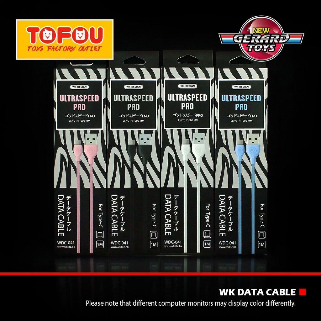 Jual WK Design Data Cable Ultraspeed Pro 1000 WDC-041 Type-C Original ...