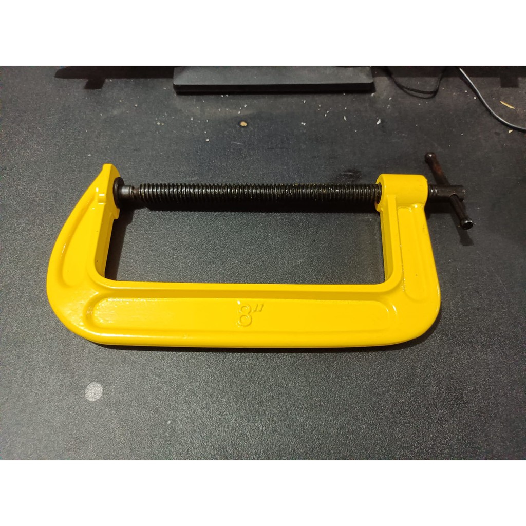 Jual Catok Clamp Klem C KUNING 8 inch Clamp C Penjepit Catok 8 inch ...