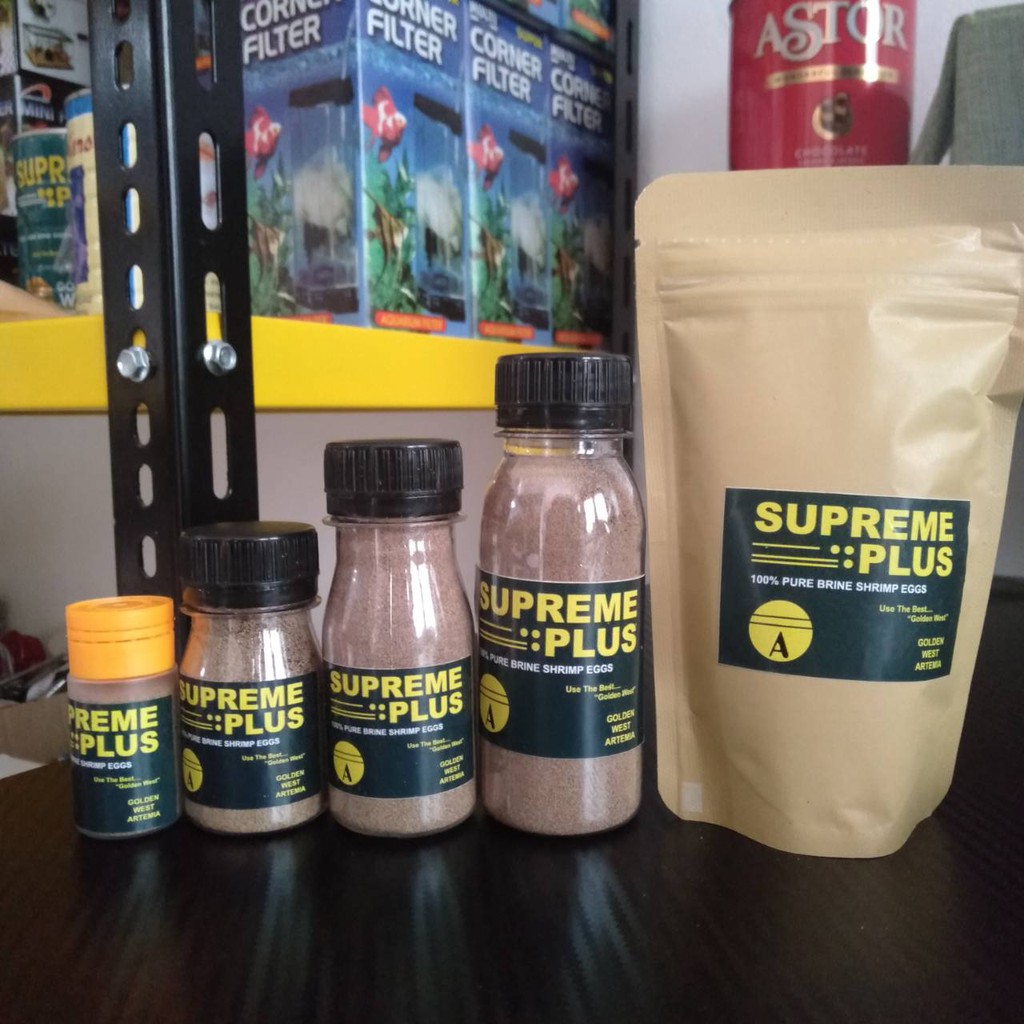 Jual ARTEMIA SUPREME PLUS 5gr, 10g, 20g, 40g, 50g GOLDEN WEST ARTEMIA | Shopee Indonesia