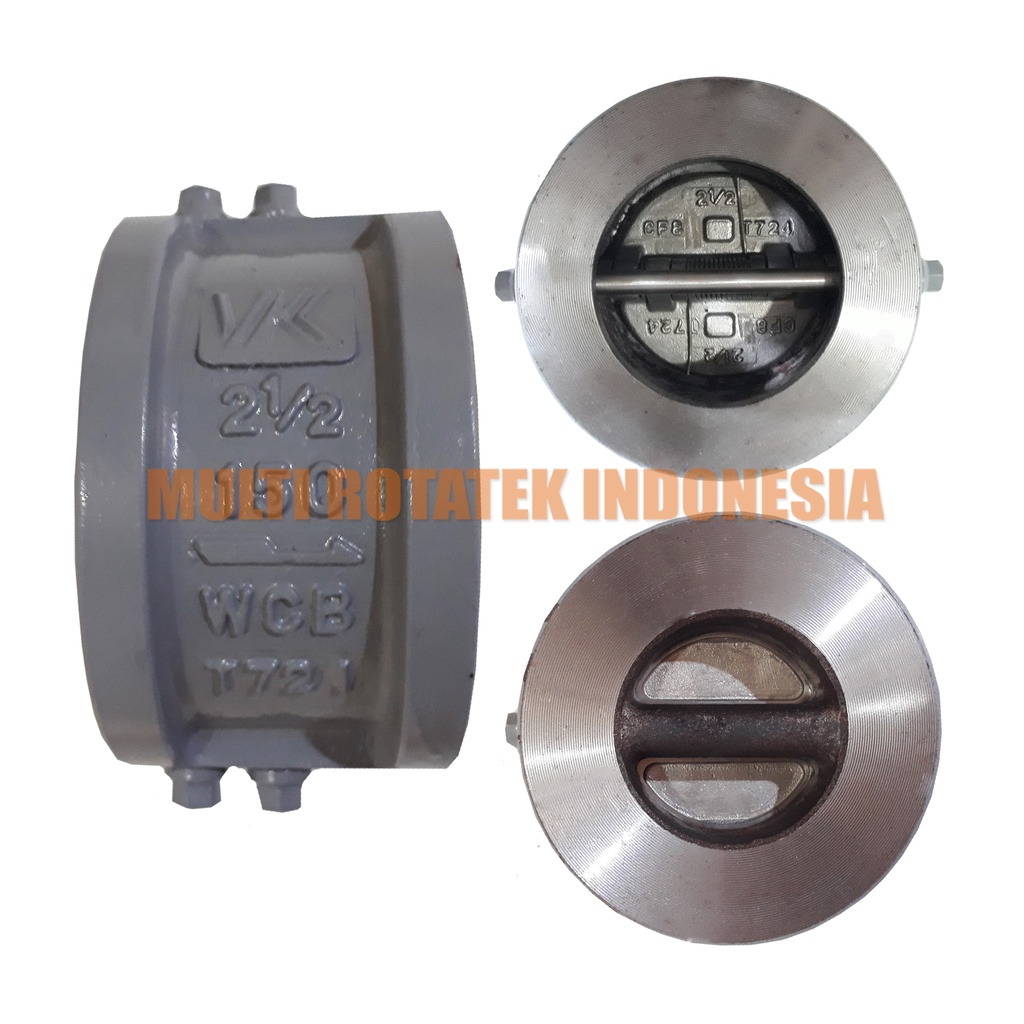 Jual DOUBLE DOOR CHECK VALVE ANSI #150 WCB SEAT: 13CR SIZE: 2-1/2 INCH ...