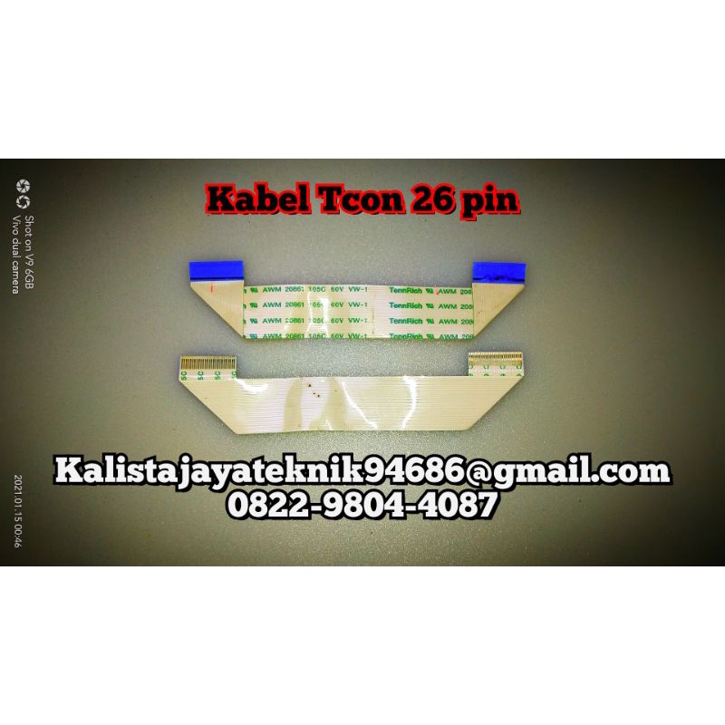 Jual KABEL TCON TV 26 PIN CONECTOR PCB TCON INNOLUX 26 PIN LVDS TCON 26 ...