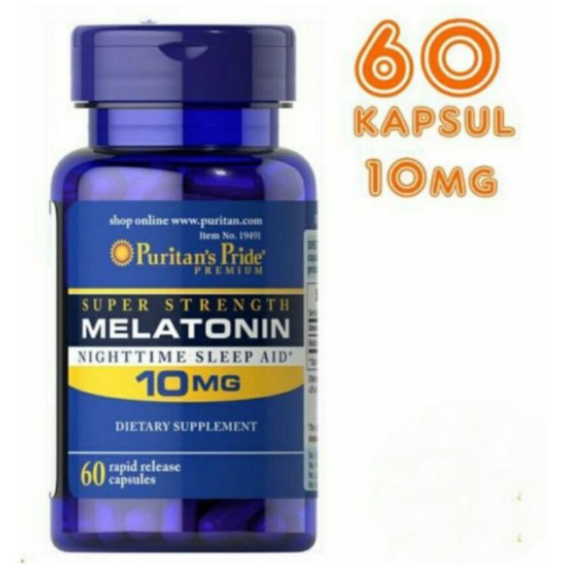Jual PURITAN PRIDE MELATONIN 10Mg SUPER STRENGTH - OBAT BANTU TIDUR ...