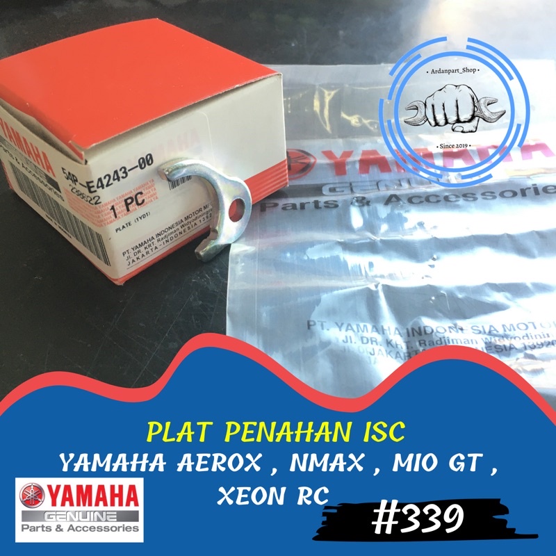 Jual PLAT PENAHAN ISC AEROX 155 , NMAX , MIO GT , XEON RC ORIGINAL ...