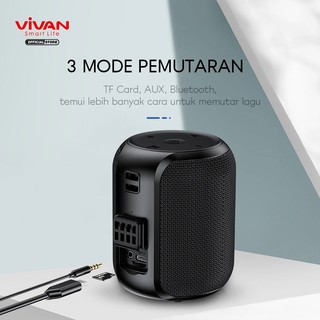 Jual VIVAN Bluetooth Speaker VS12 Surround Sound 360° Waterproof IPX6 ...