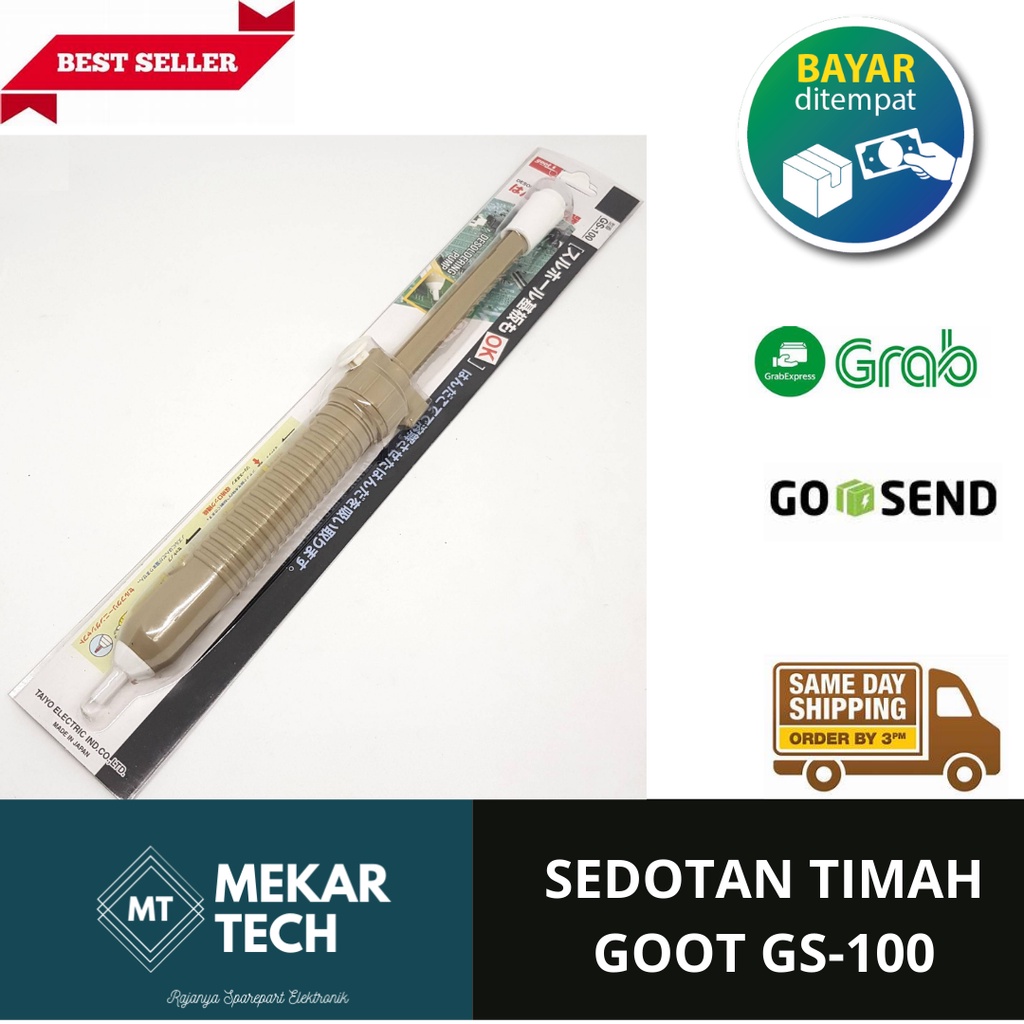 Jual SEDOTAN TIMAH GOOT GS-100 DESOLDERING PUMP GOOT SOLDER PUMP ...