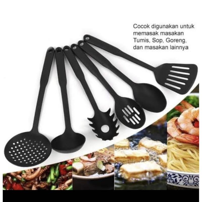 Jual Spatula Set Sutil 6 Pcs Suti Plastik isi 6 | Shopee Indonesia