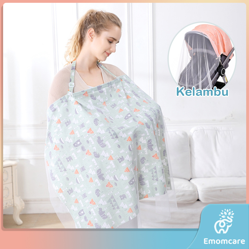 Jual Apron Menyusui Bayi Nursing Cover Baby Celemek Nursing Apron ...