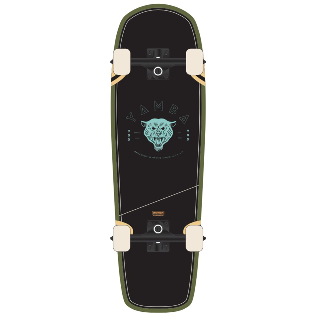 Jual Decathlon Oxelo Cruiser Yamba 900 Tiger Kaki - 8574507 | Shopee ...