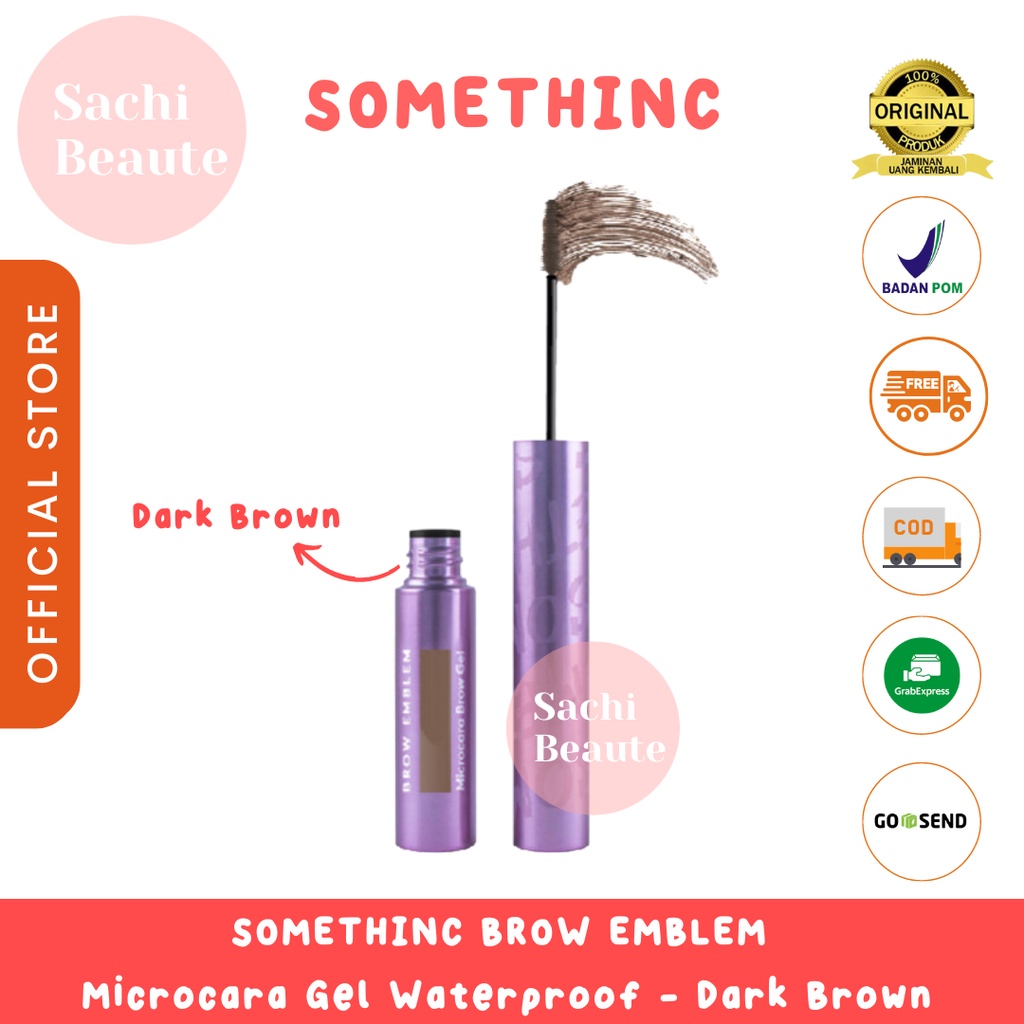 Jual SOMETHINC BROW EMBLEM Microcara Brow Gel Waterproof - Maskara Alis ...