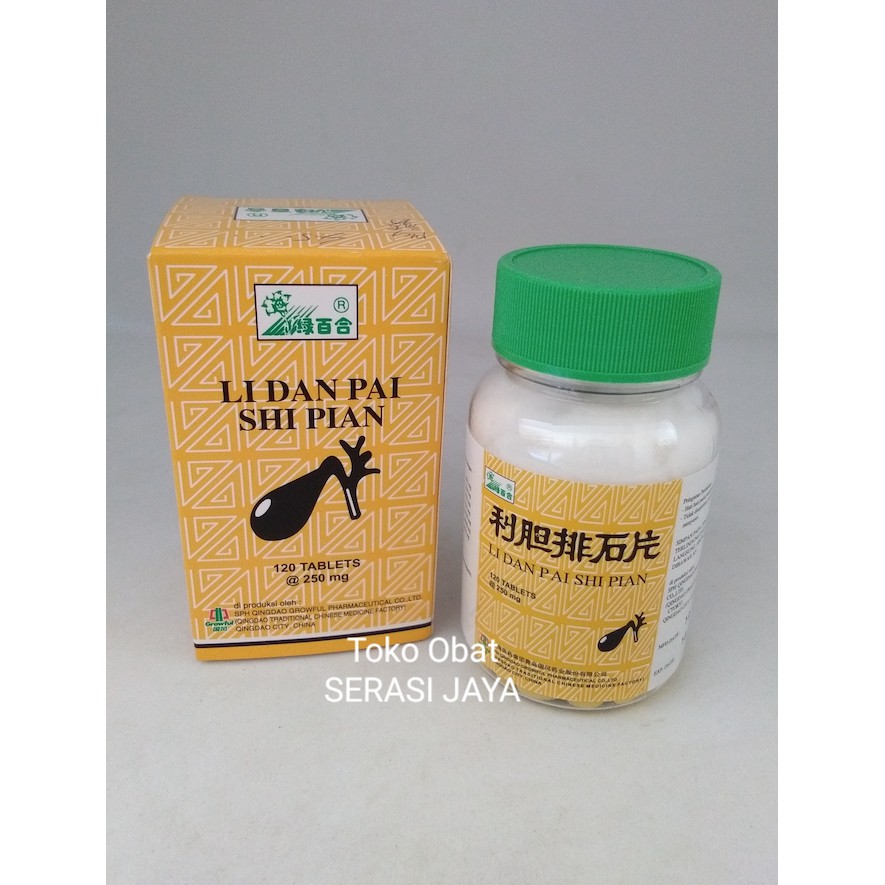 Jual Li Dan Pai Shi Pian Tablet Mengurangi Sakit Akibat Batu Empedu ...