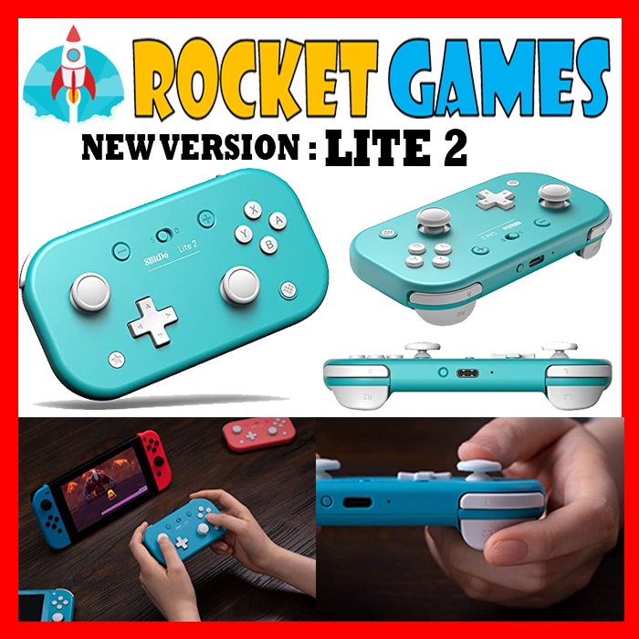 Jual 8BitDo Lite 2 Bluetooth Gamepad Nintendo Switch Lite | Shopee ...