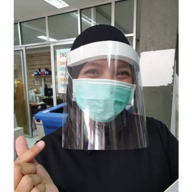 Jual Pelindung wajah,Alat Pelindung Diri, APD Face Shield | Shopee ...