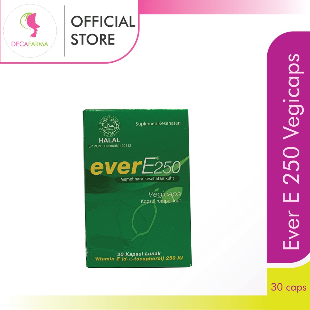 Jual EVER E 250 IU - Vitamin E - 30 kapsul | Shopee Indonesia