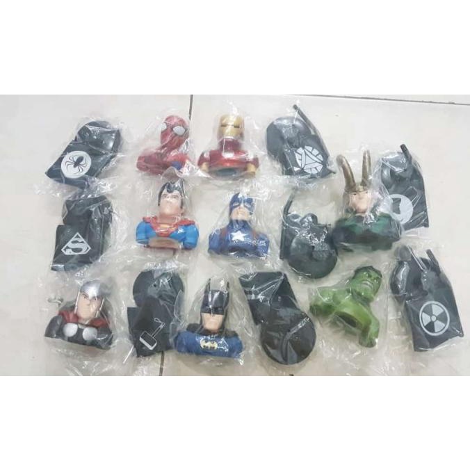Jual action figure avengers setengah badan set (8 pc) | Shopee Indonesia