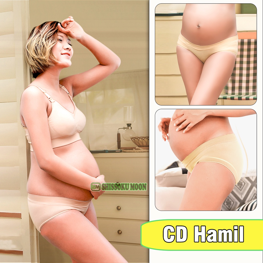 Jual Celana Dalam Ibu Hamil Model Low Waist - CD Hamil Model Hipster | Shopee Indonesia