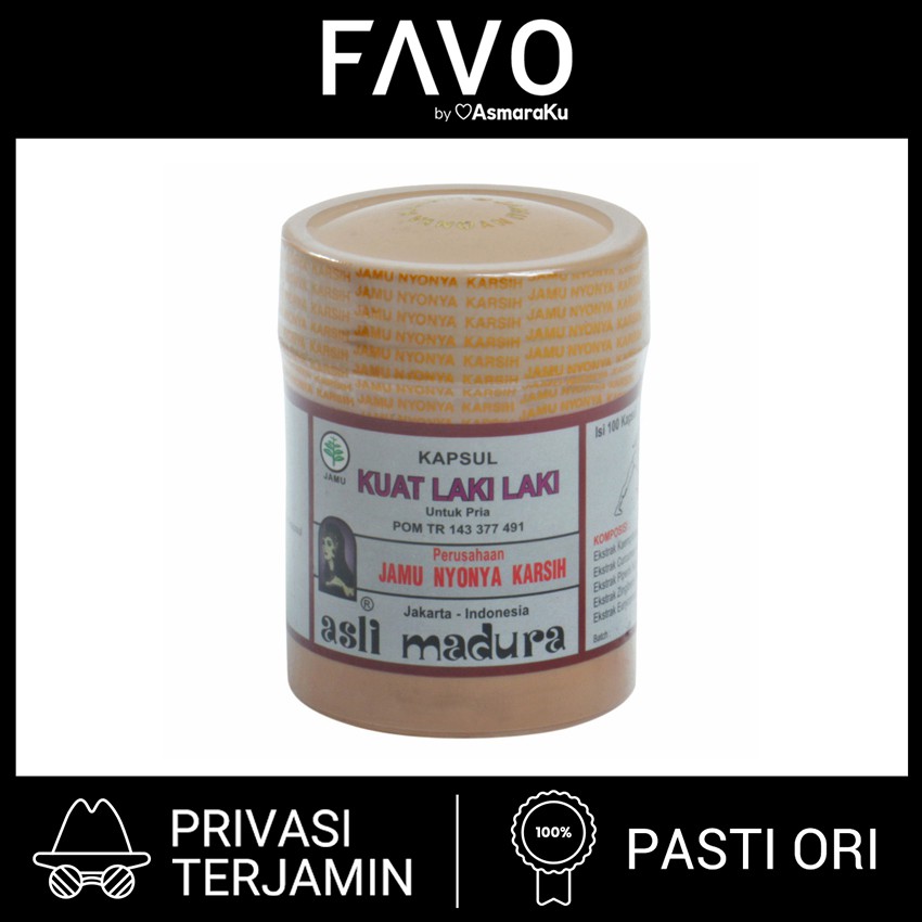 Jual Jamu Nyonya Karsih Kuat Laki-Laki - 100 Kapsul - Jamu Kuat Pria ...