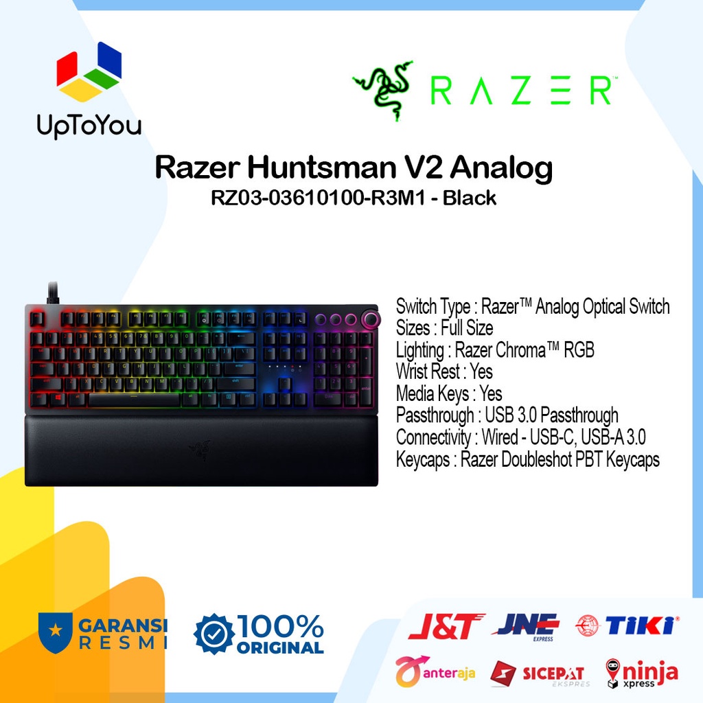 Jual Razer Huntsman V2 Analog Gaming Keyboard | Shopee Indonesia