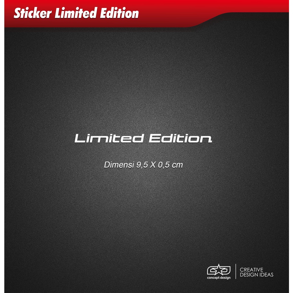 Jual Sticker Limited Edition | Shopee Indonesia