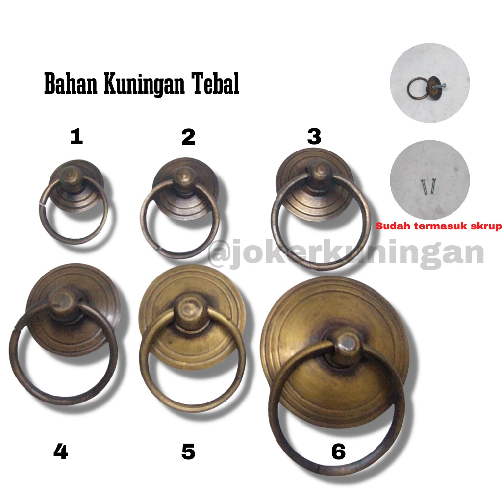 Jual Knop antik classic handle lemari handle laci tarikan lemari laci ...