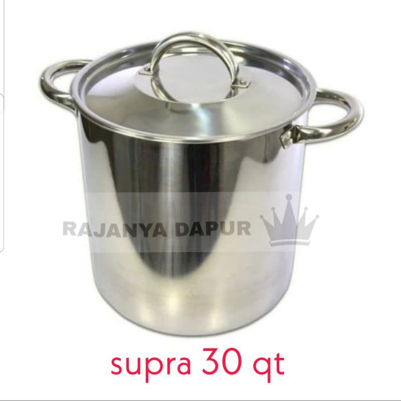 Jual Panci stockpot supra stainless steel 30qt - panci stockpot supra ...