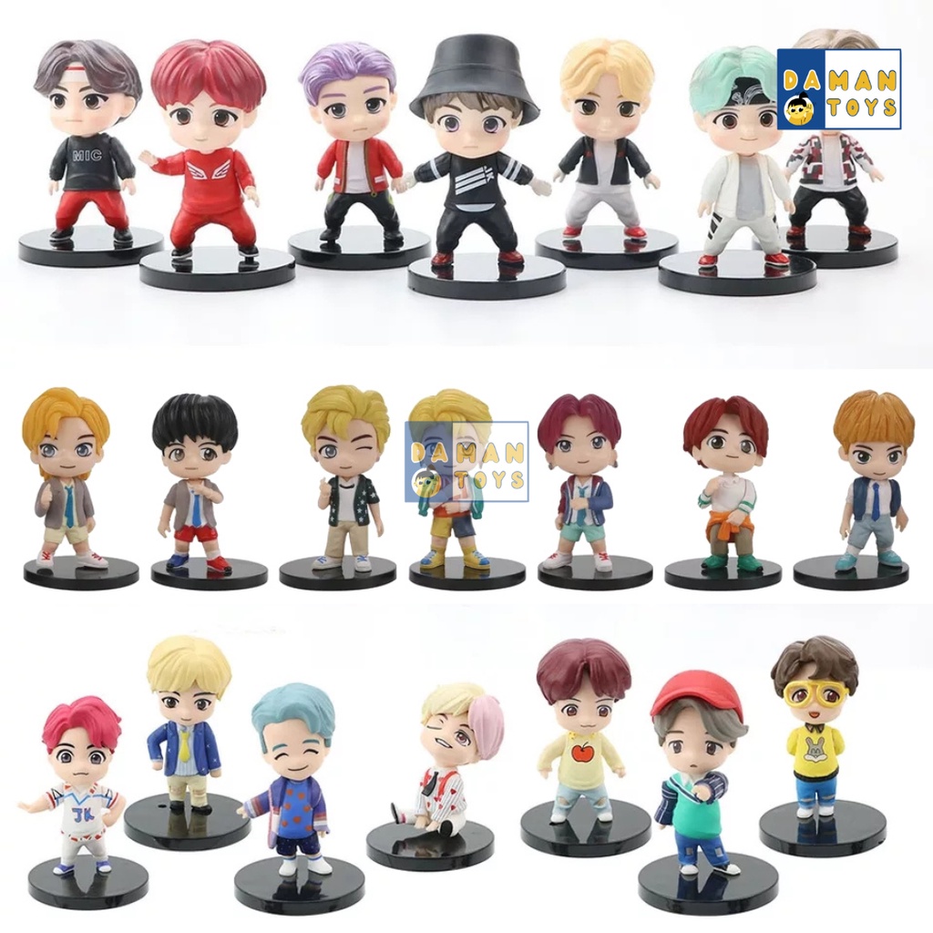 Jual BTS TINY TAN / FIGURE BTS MINI FIGURE /BTS KPOP PAJANGAN MINIATUR HIASAN TOPPER | Shopee ...