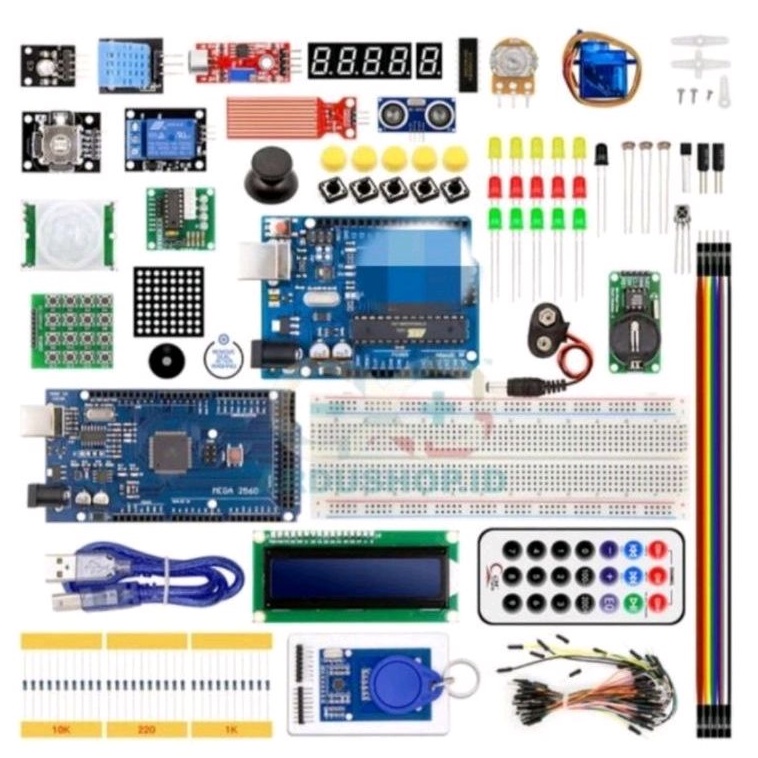 Jual Paket Arduino Uno R3 Plus Mega 2560 Starter Kit Rfid Compatible
