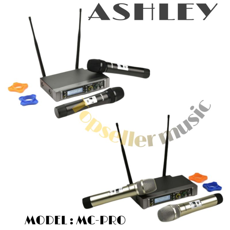 Jual NEW MIC ASHLEY WIRELESS MC-PRO ORIGINAL HANDHELD ASHLEY MIC MC PRO ...