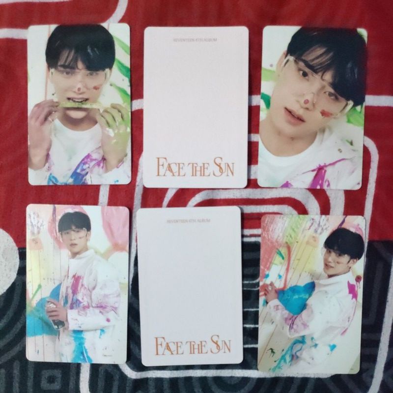 Jual Sharing Photocard Seventeen Face The Sun Carat Ver. Mingyu ...