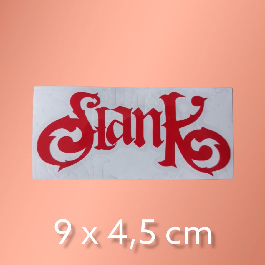 Jual Stiker cutting sticker band slank slankers motor mobil helm laptop ...