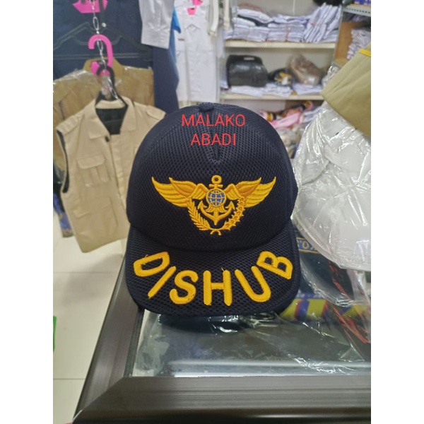 Jual TOPI FULL JARING WING DISHUB + TULISAN | Shopee Indonesia