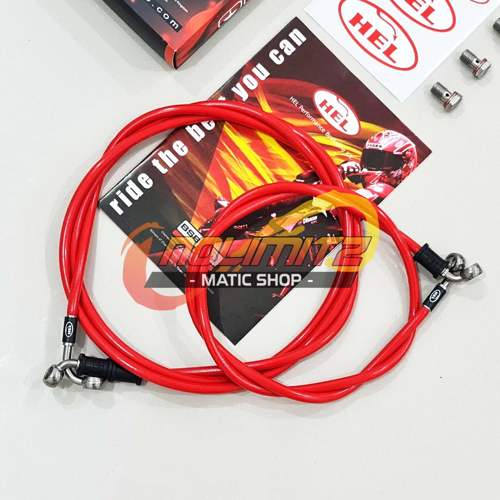 Jual Selang Rem Racing HEL Infinit NON ABS Depan Belakang NMAX | Shopee ...