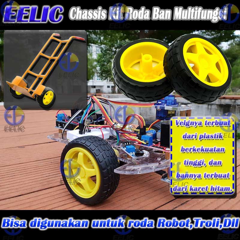 Jual EELIC ROA-P68MM Roda ban smart car robot roda multifungsi roda ...