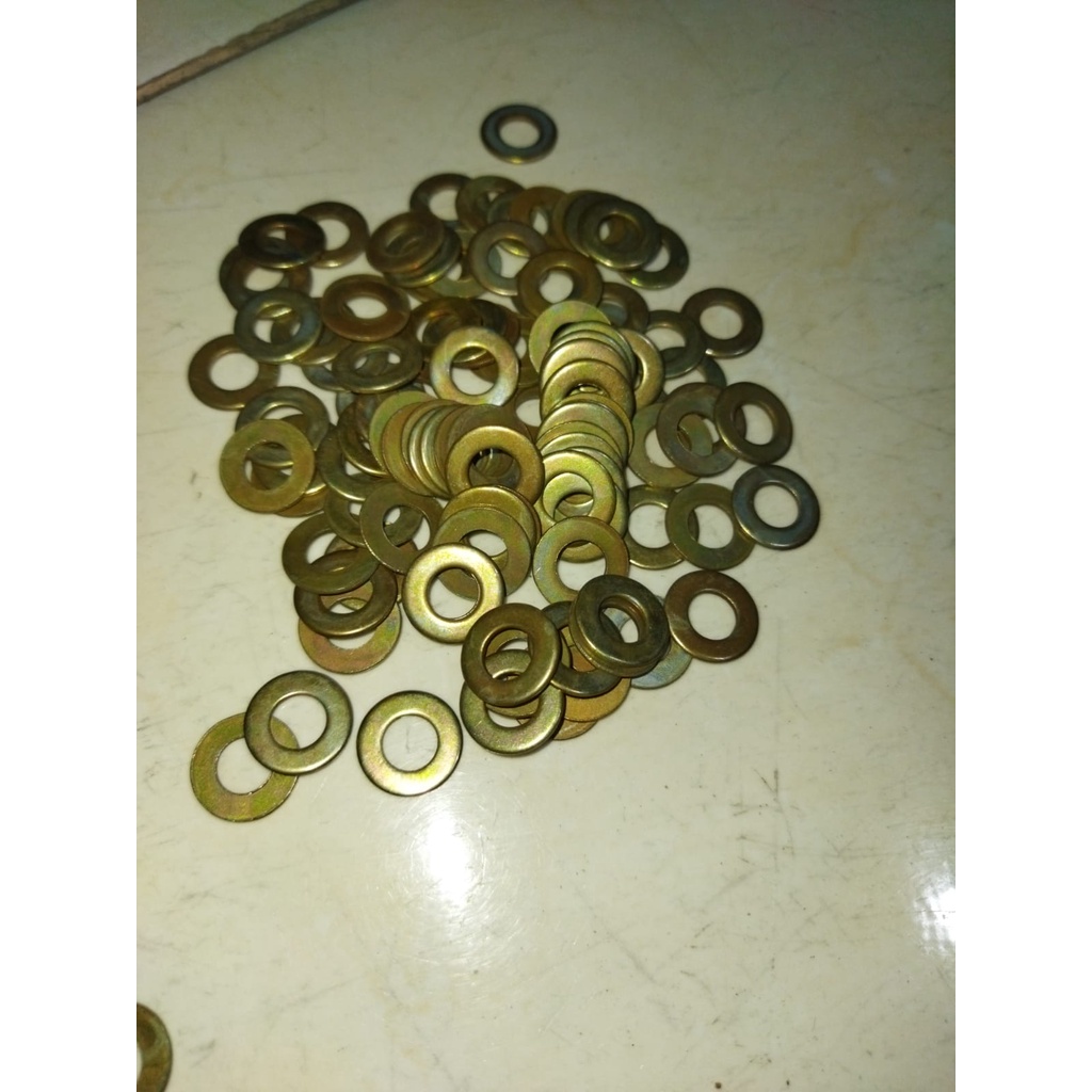 Jual RINGPLAT KUNING UNTUK BAUT 10-BAUT 12-BAUT 14 -BAUT 17 ISI 50PCS ...