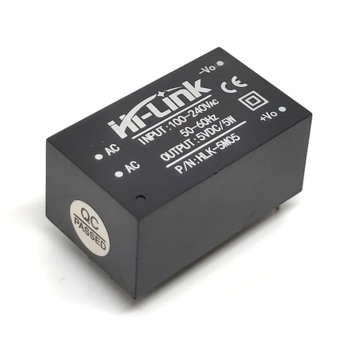 Jual Hi-Link HLK-5M05 HLK 5M05 AC-DC Mini Power Supply AC to 5V DC 1A ...