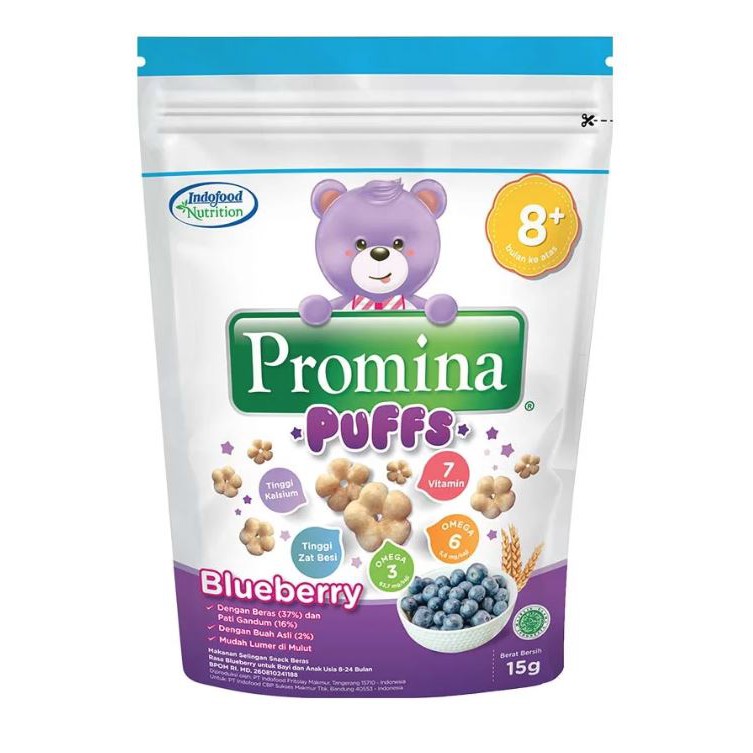 Jual Promina Puff Blueberry 8+ Snack Cemilan Anak | Shopee Indonesia