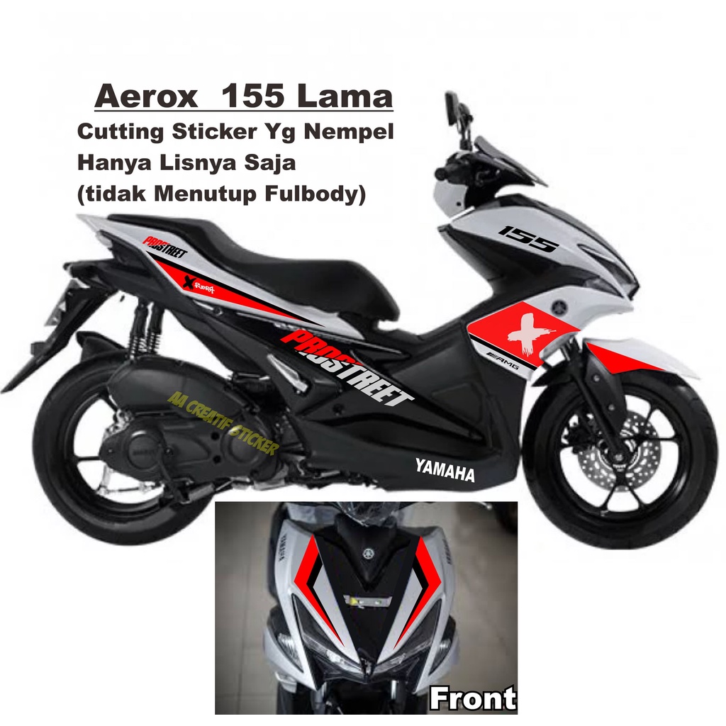 Jual CUTTING STICKER STIKER CUTING lis polet AEROX PROSTREET | Shopee ...