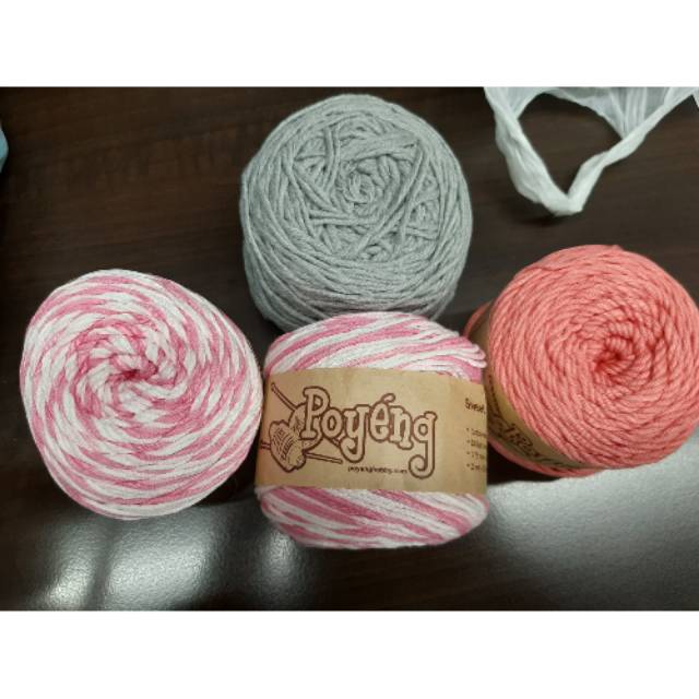 Jual Benang rajutan poyeng 4 PCS | Shopee Indonesia
