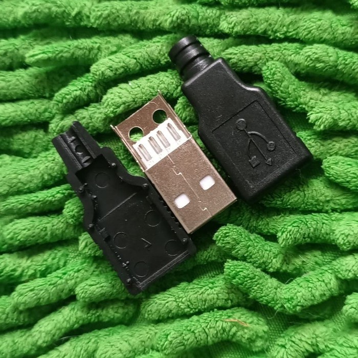 Jual Konektor USB 2.0 Male Socket USB 4P 4 Pin | Shopee Indonesia