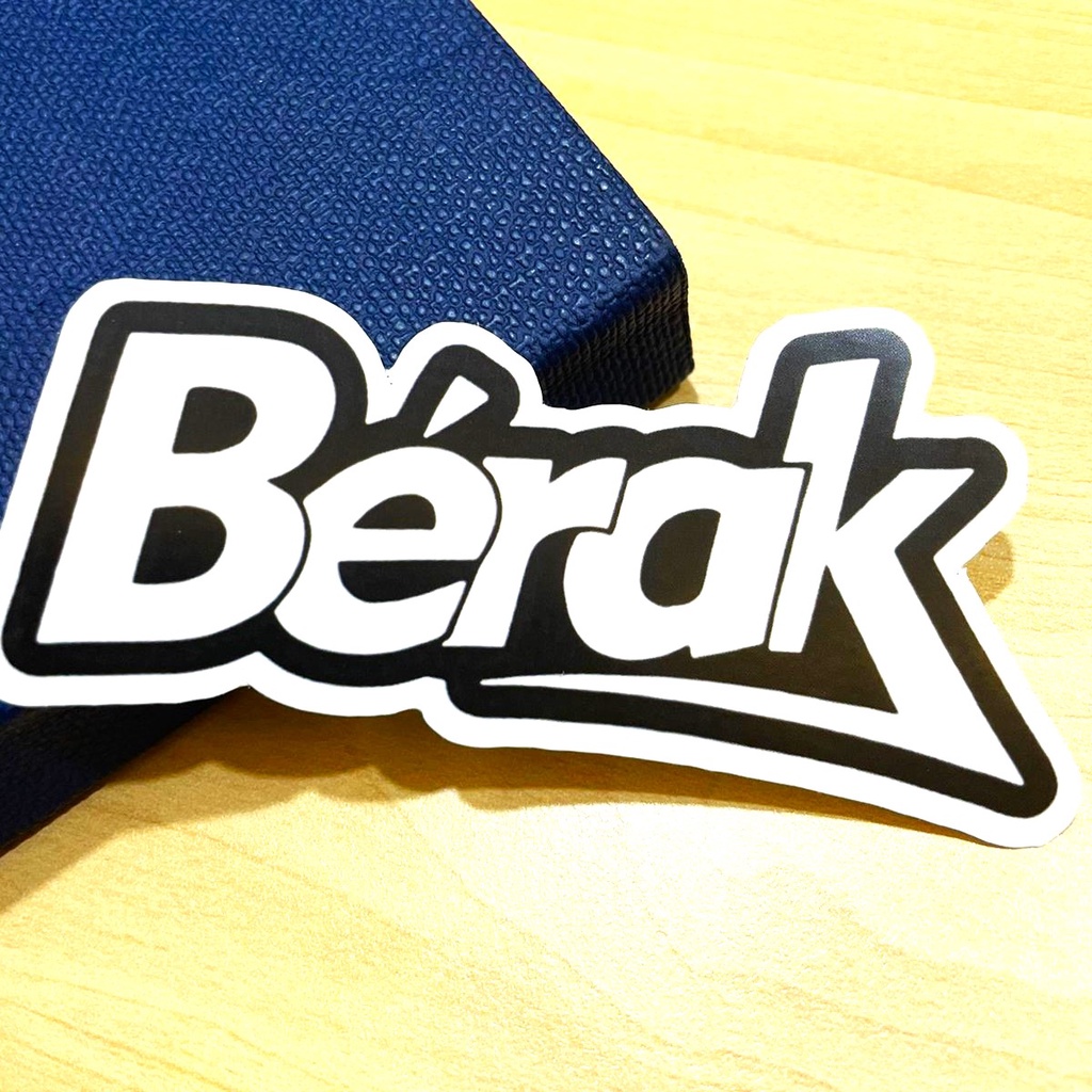 Jual Stiker / Sticker BERAK Brand Logo Cutting | Shopee Indonesia