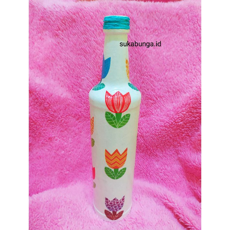 Jual Botol Hias Decoupage - Tulip | Shopee Indonesia