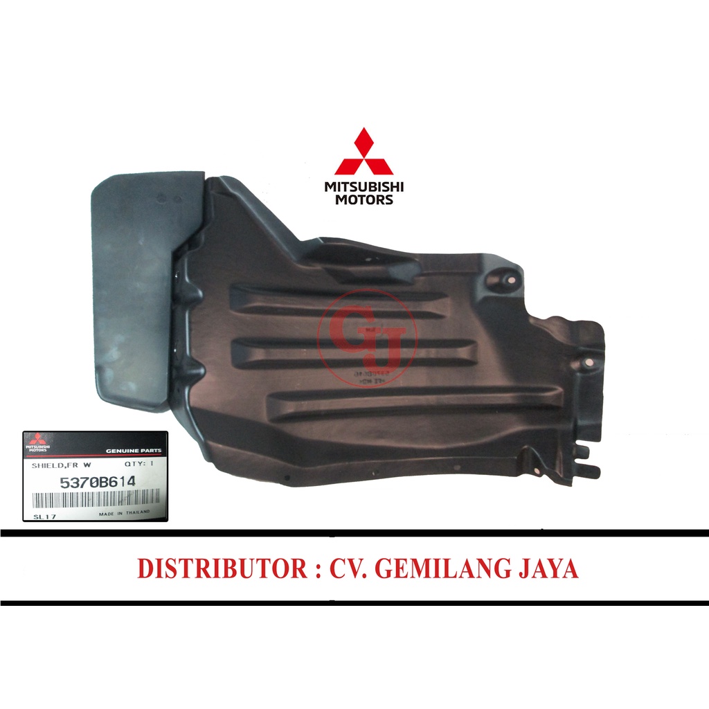 Jual LINER FENDER DEPAN KANAN DEPAN 5370B614 PAJERO ALL NEW MITSUBISHI ...