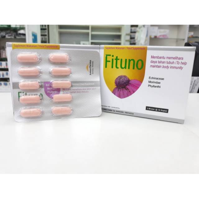 Jual Fituno Supplement Daya Tahan Tubuh Original Kimia Farma | Shopee ...