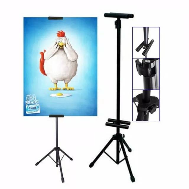 Jual Tripod Stand Banner / Tripod Banner / Tiang Display Poster ...