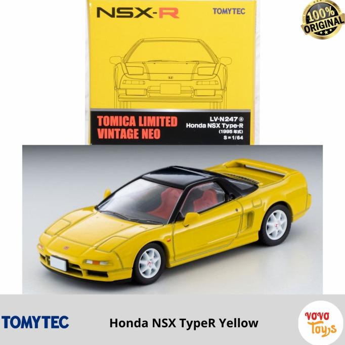 Jual Tomica Limited Vintage Neo TLV-N247a Honda NSX Type R Yellow Tomytec ---TERMURAH ...