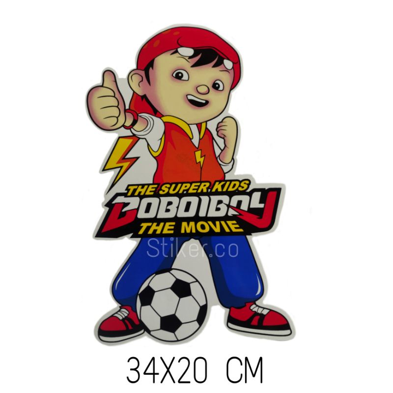 Jual STICKER BOBOIBOY UKURAN 34X21 CM | Shopee Indonesia